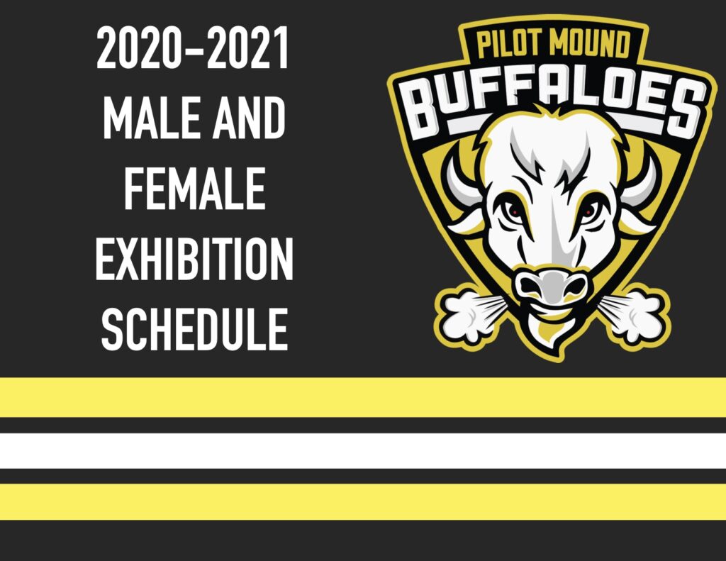 PMHA Announces 2020-21 Exhibition Schedule - PILOT MOUND HOCKEY ACADEMY