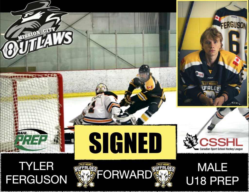 MALE ADVANCEMENT - TYLER FERGUSON - PILOT MOUND HOCKEY ACADEMY